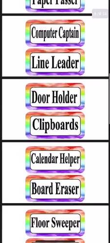 No Prep Classroom Jobs Cards- Back to School- Classroom Decor | TPT