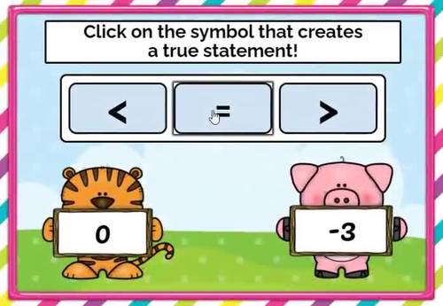 Fall Semester Boom Cards - Integers Bundle by Math For Homeschool