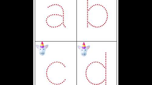 Red Unicorn theme Alphabet Lower,Upper case, Numbers 1-20 Tracing ...