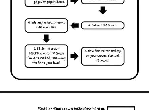 SPRING Craft, Butterly Coloring Paper Crown, Summer Hat, Butterfly Headband