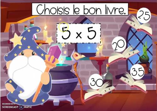 Tables de multiplication 0-12 Boom cards French distance learning