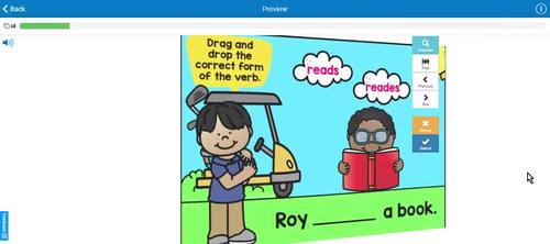 $$DOLLARDEAL$$ 20 VERB TENSES S or ES and CLICK BOOM Cards™ by Mrs Graders