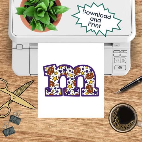 Football Alphabet Letters A-Z Numbers 0-9 Symbols PDF Transparent PNGs ...