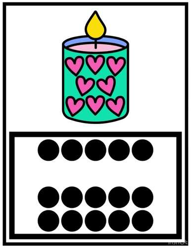 Valentine’s Day Number Talks Subitizing Cards | No Prep Printables