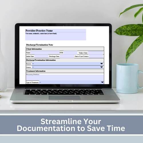 Discharge Note Termination Summary for Clinicians, FREE Termination ...