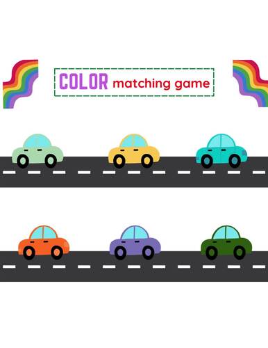 Cut, Match & Learn Colors. by Scholarly Supplies | TPT