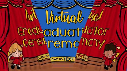 Graduation Ceremony Slideshow | Virtual | Distance Learning | TPT