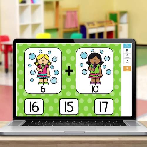 Addition with Pictures to 20 Boom Cards | Simple Picture Addition ...