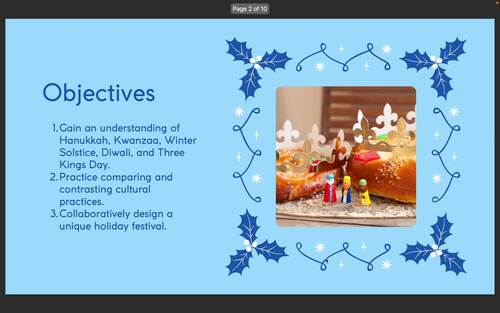 Winter Holidays Beyond Christmas Presentation (B2-C2) | TPT