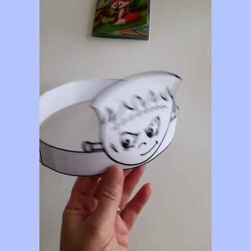 Frankenstein paper crown printable, Monster headband, Halloween hat craft