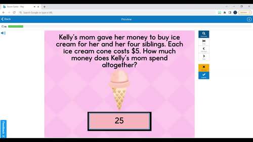 Multiplication Word Problems Sweet Shoppe Boom Cards by Hands on ...