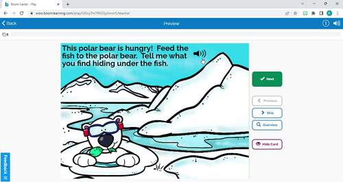 Medial /l/: Feed the Fish to the Polar Bear. | TPT