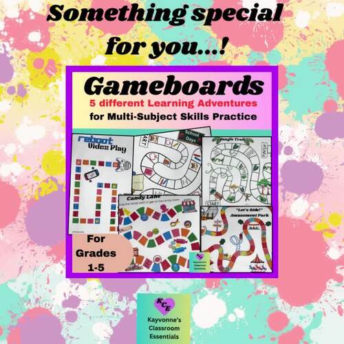Activity Gameboards for Multi-Subject Content Skills Practice for ...