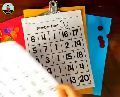 Number 1-20 Bingo Activity by The Joy in Teaching | TPT