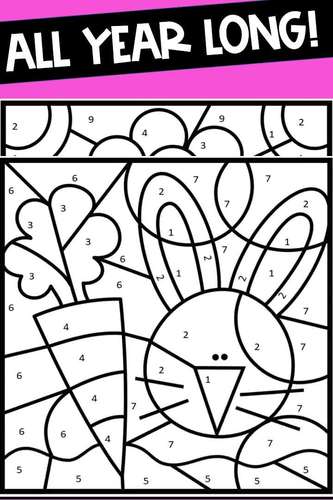 FALL Color by Number Code 1-20 Coloring Pages Sheets THANKSGIVING