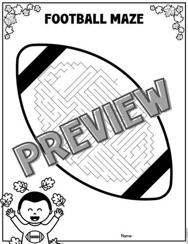 FALL Maze Puzzle Pack - November Mazes - Math Centers - Thanksgiving ...