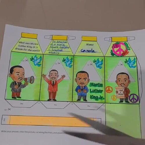 Martin Luther King Jr. Day Lantern & Hat Crown Craft: Writing Prompt ...