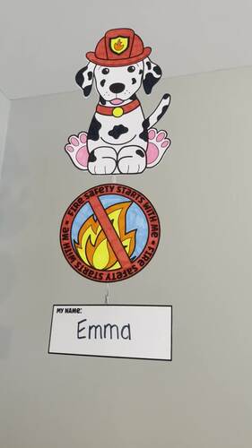 Fire Safety Craft | Community Helpers Craft | Fire Prevention | Fire ...