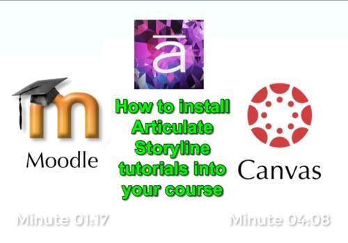 Adding Articulate Storyline Tutorials into your Course (Distance Learning)