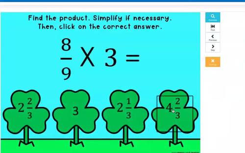 BOOM Cards™| St. Patrick's Day Multiplying Fractions by Whole Numbers