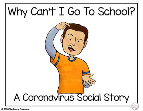 Distance Learning BUNDLE Why Can't I Go To School Coronavirus SEL Resources