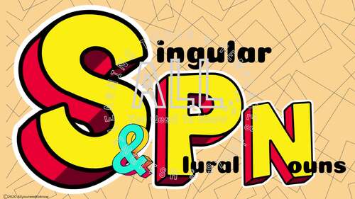 Singular & Plural Nouns Grammar PPT with Audio Support | TPT