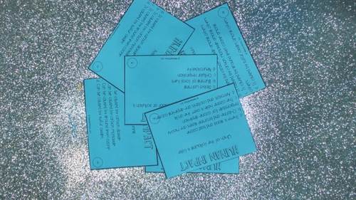 Human impact on the environment water, earth, atmosphere task cards