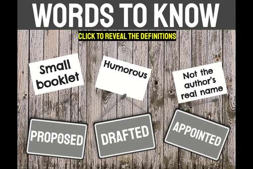 Benjamin Franklin Interactive Google Slides™ Presentation | Distance ...