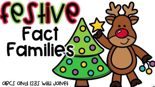 Google Slides™ Festive Fact Families Digital Activity | TpT