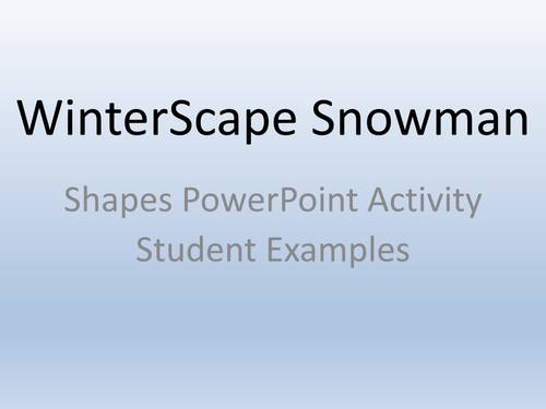 Shapes Lesson Activity for Teaching Microsoft PowerPoint Skills | TpT