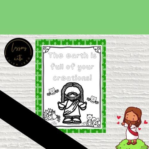 Christian Earth Day Coloring Workbook – No Prep, Print & Go! | TPT