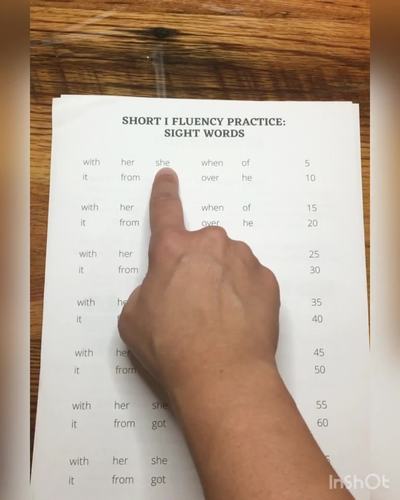 First Grade Short I CVC Words Phonics Worksheets Fluency Reading Passages