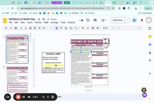 History of Earth Day | Reading Comp Research & Podcast - Print and Digital