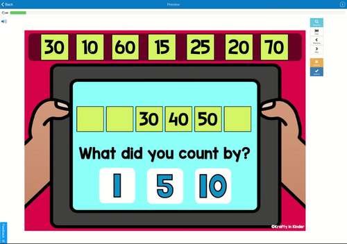 Counting to 100 Place Value Boom Cards by Krafty in Kinder | TPT