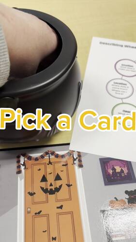 Halloween Speech Therapy, Describing Game, Language, What Costume