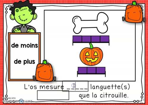 Mesure non-conventionnelle Boom Cards French distance learning by ...