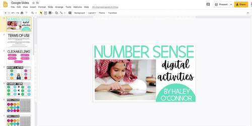 Digital Number Sense Activities {Google Classroom and Seesaw Compatible}