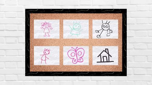 Black and Gold Marble Printable Bulletin Board Border Classroom Decor