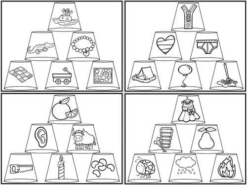 Cup Beginning Sounds by Erika Deane | TPT