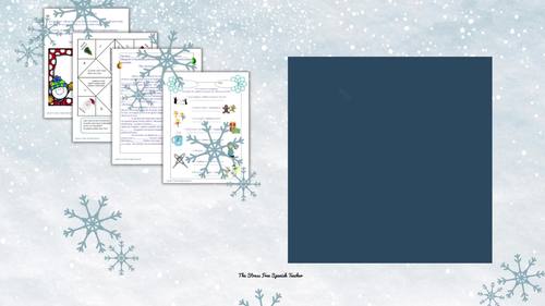 Spanish Winter Activities PACKET Invierno GREAT for Sub Plans and Fast ...