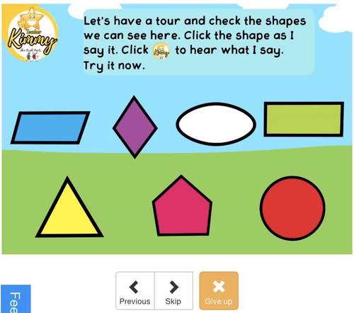 I hear I spy Shapes with audio Auditory Processing by Teacher Kimmy