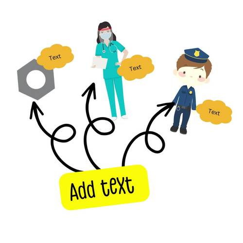 Happy Labor Day Bulletin Board Kit September Door Decoration Editable