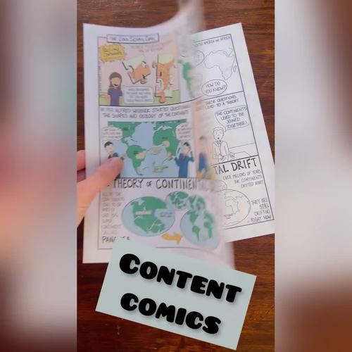 Continental Drift: Comic-Style Science, Guided Notes, and Doodle Notes ...