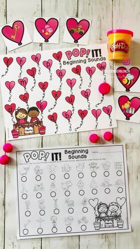 Pop It Smash Game for Beginning Letter Sounds - Beginning Sounds Activities