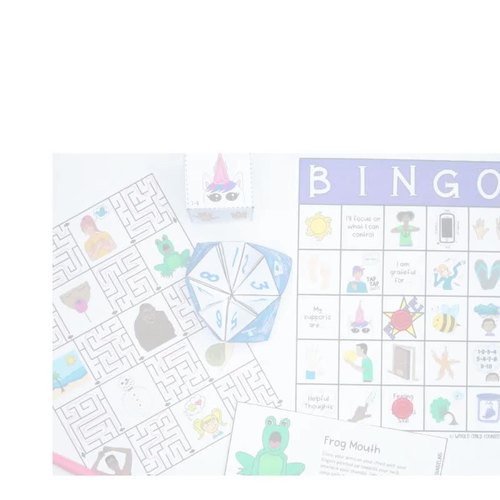 Coping Strategy Activity BUNDLE Bingo Dice Mazes Fortune Tellers Cards ...