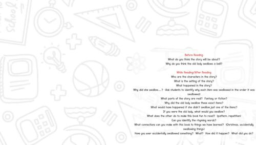 Read It Up! Old Lady Swallowed a Bell by Kindergarten Smorgasboard