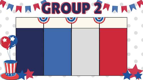 Patriotic Center Rotations | EDITABLE Google Slides by Hunt's Happy ...