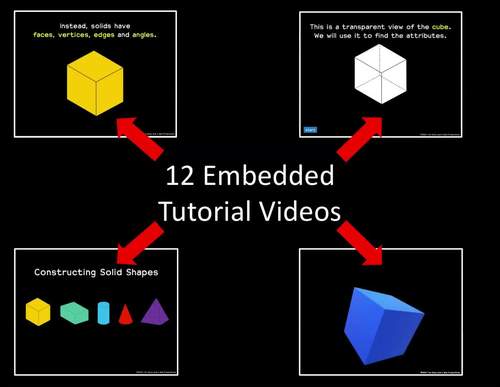 Three Dimensional Shapes and Their Attributes Digital Notebook on ...