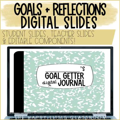 Goal Setting and Reflection Slides | Distance Learning | TPT