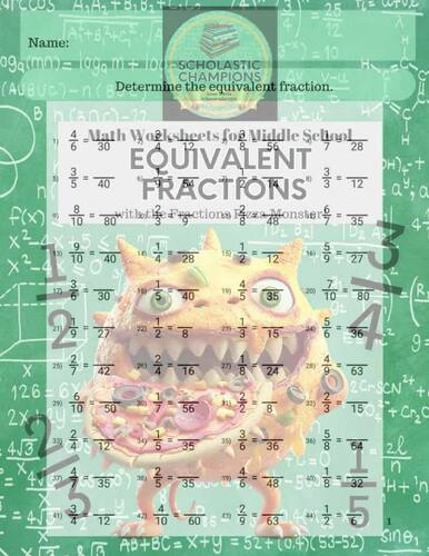EQUIVALENT FRACTIONS - Middle School Math Worksheets by Scholastic ...